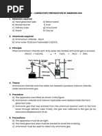 Preparation of Chlorine in The Laboratory | PDF | Chlorine | Bleach