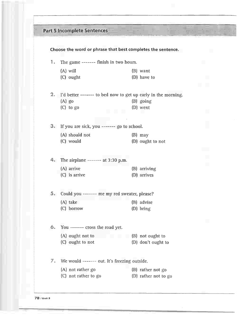 Reading - Test 5 | PDF