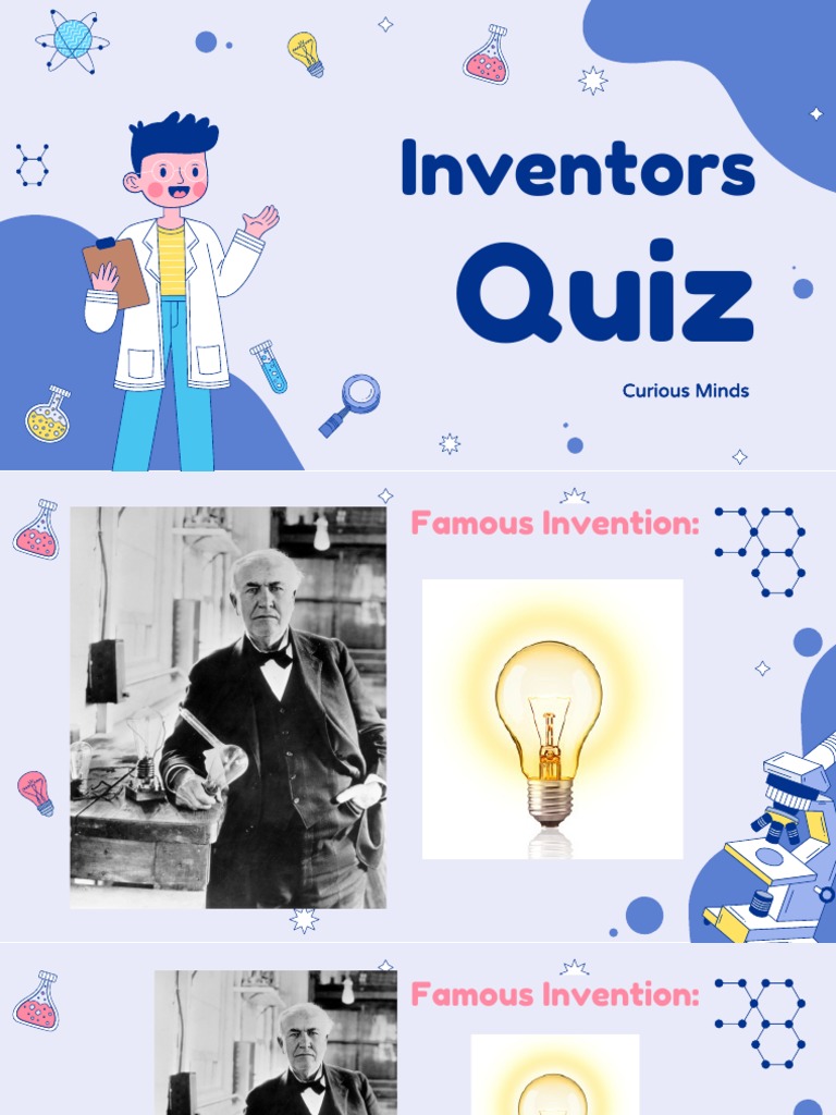 Inventors Quiz | PDF