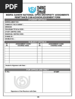 IGNOU Acknowledgement Slip 2 | PDF