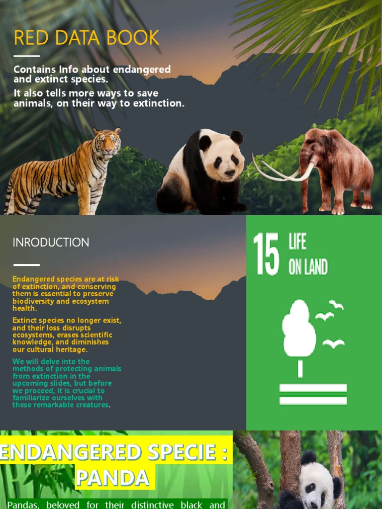 Red Data Book | PDF | Extinction | Conservation Biology