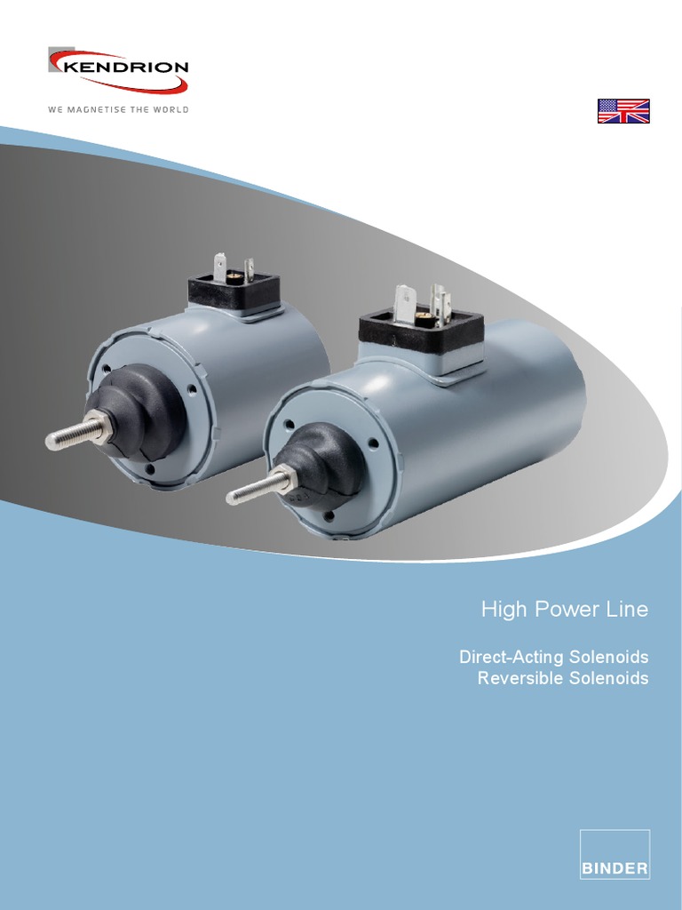 Linear Solenoids High Power Line Kendrion - EN | PDF | Electrical ...