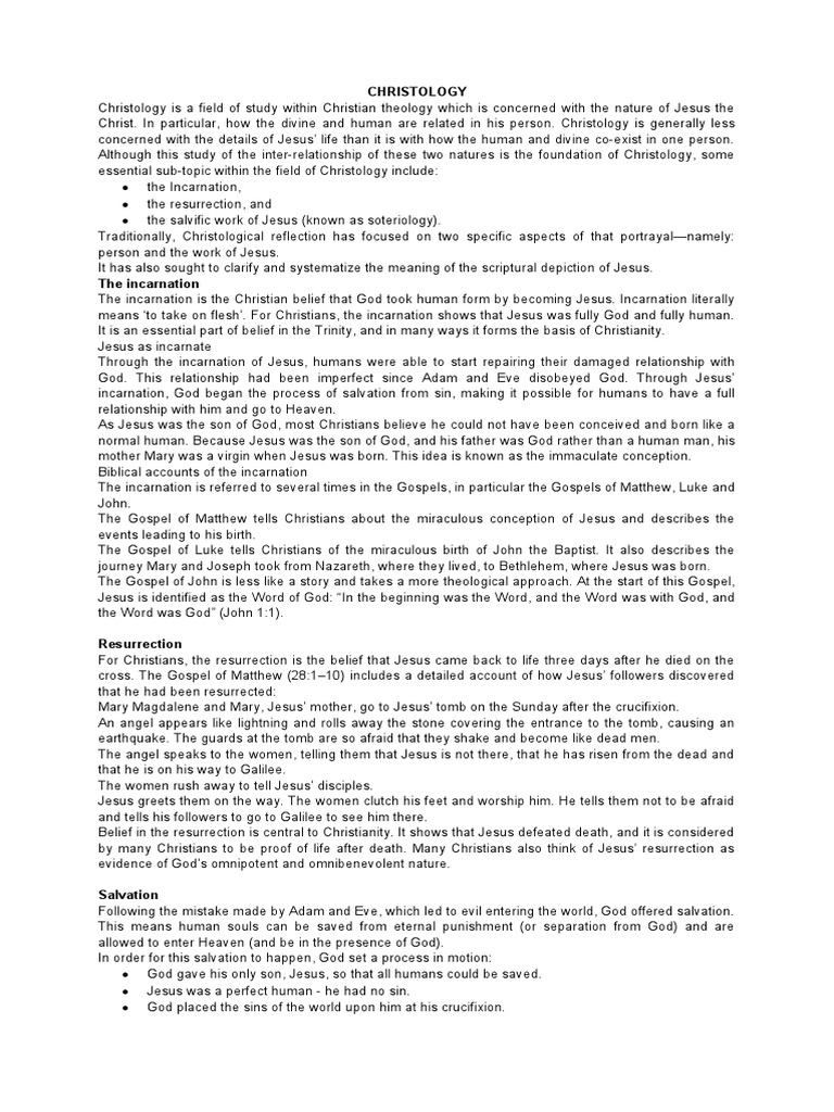 Reed 2 | PDF | Jesus | Christology