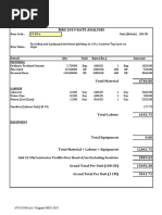 EARTHWORK Calculation Sheet-STANDARD v5.0 | PDF | Spreadsheet | Computing