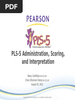 PLS-5 Assessment Tool PDF | PDF | Multilingualism | Literacy