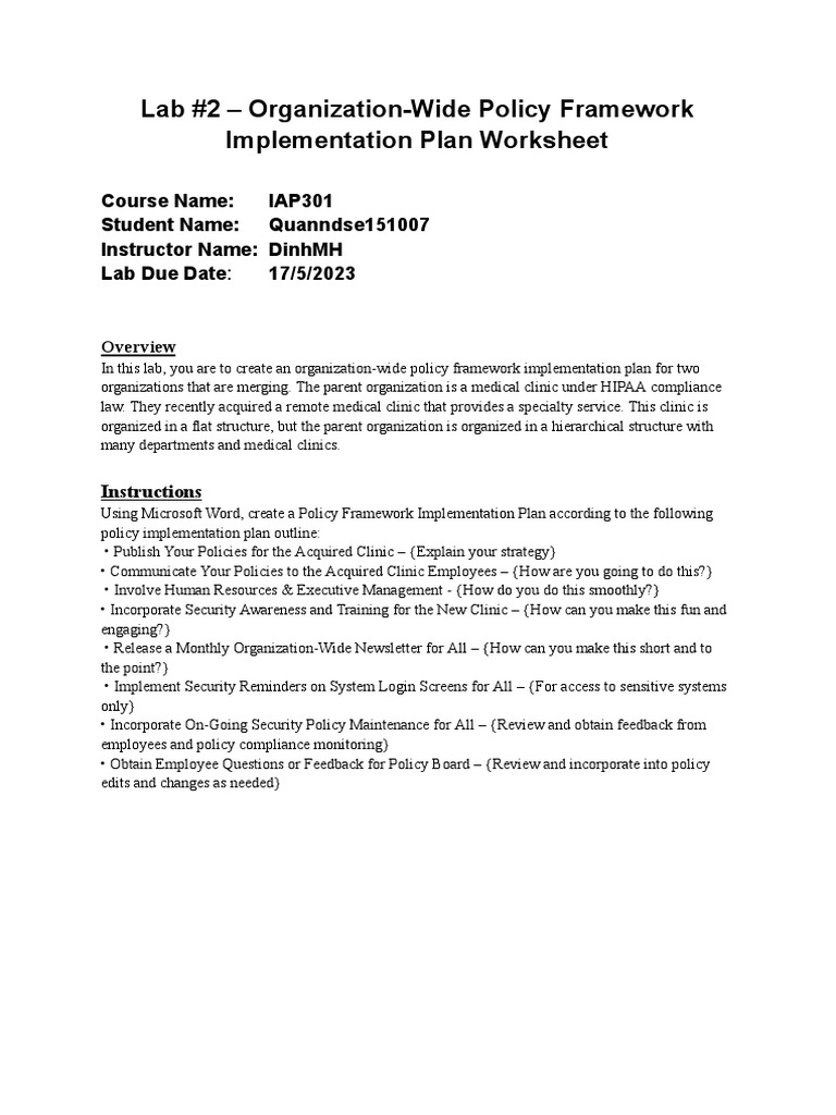 Lab 2 | PDF | Computer Security | Security