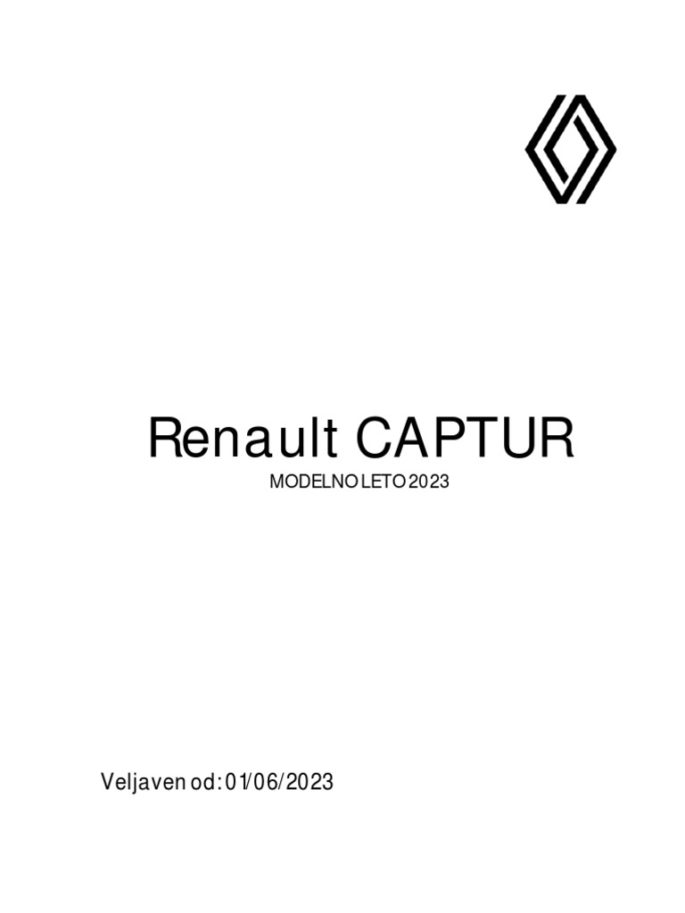 Cenik Captur | PDF