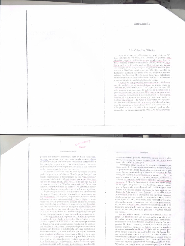 BARNES - Jonathan. Filósofos Pré-Socráticos | PDF | Logotipos