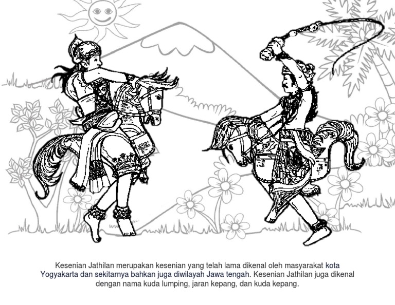 JATHILAN Gambar Mewarnai | PDF