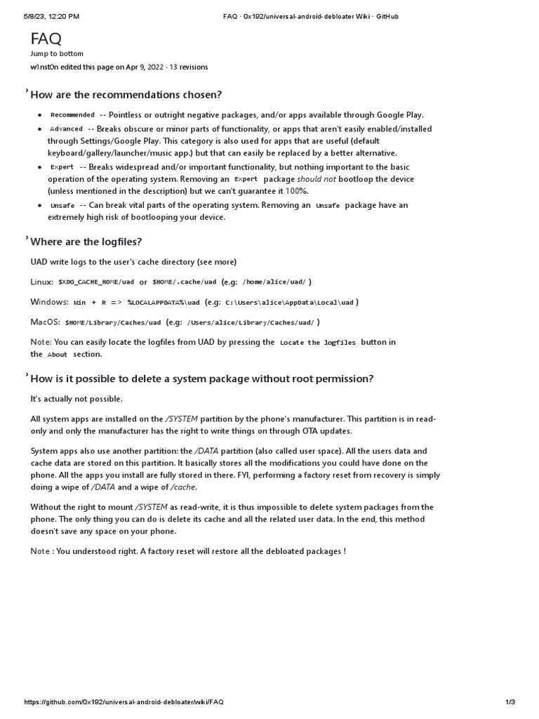 Android Debloater FAQ Guide | PDF | Android (Operating System) | Google Play