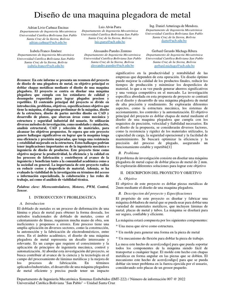 Proyecto Final (DIS-MAQ) | PDF | Esfuerzo de torsión | Diseño