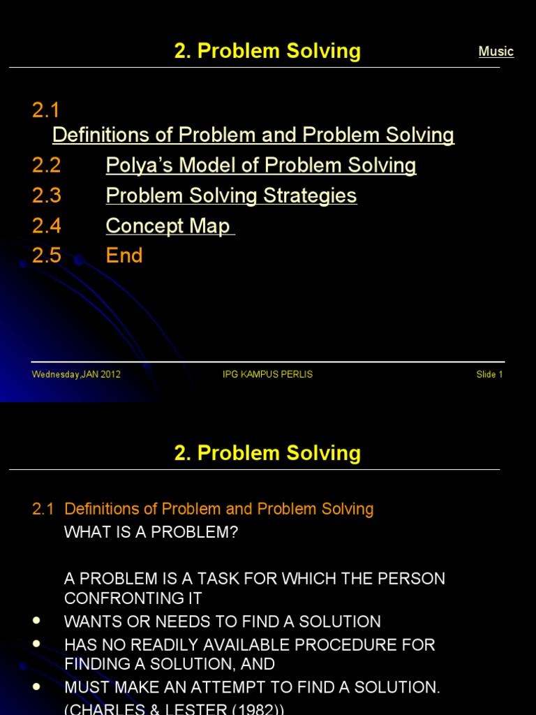 Problem Soling Strategy | PDF | Cognition | Applied Mathematics
