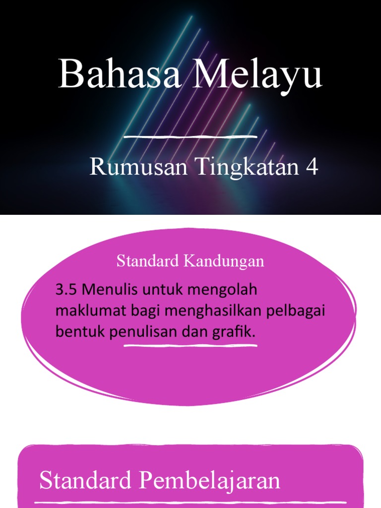 Bahasa Melayu t4 Rumusan 4 Murni | PDF