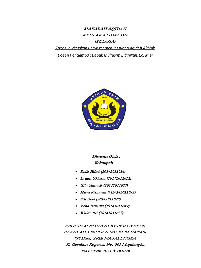 Pemahaman Al-Haudh dalam Aqidah Islam | PDF | Ilmu Sosial | Kajian ...