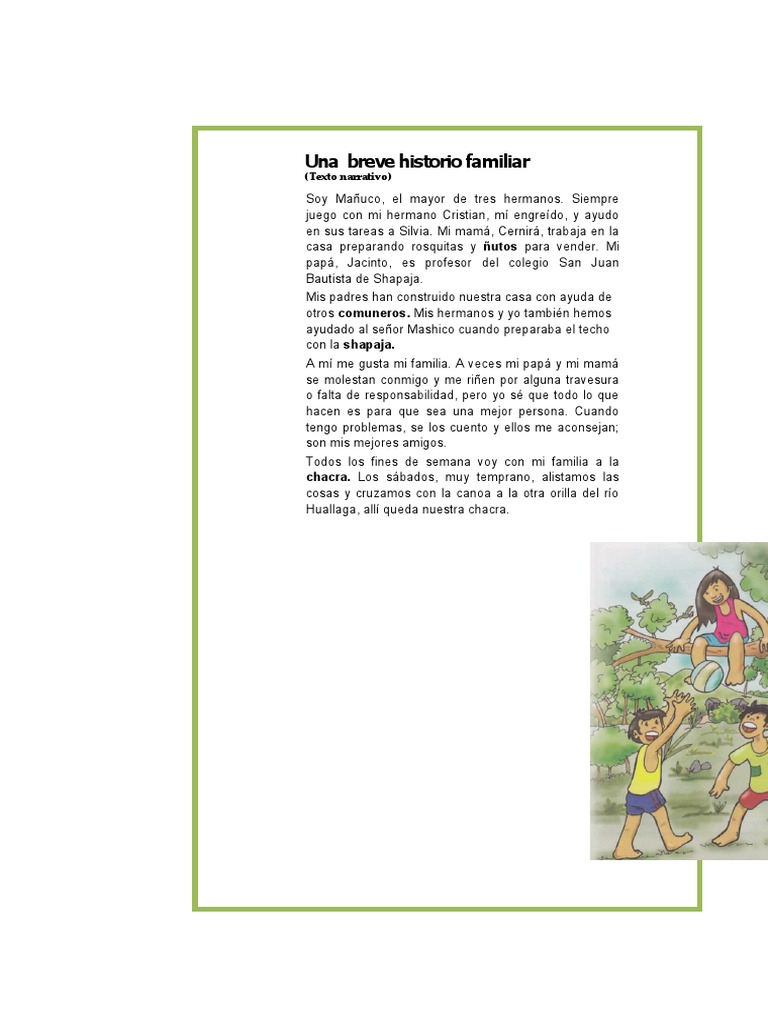 Una Breve Historio Familiar | PDF