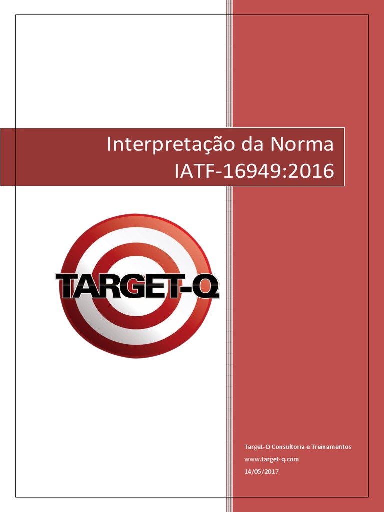 Interpretação da Norma IATF-16949:2016 | PDF | Qualidade (negócios ...