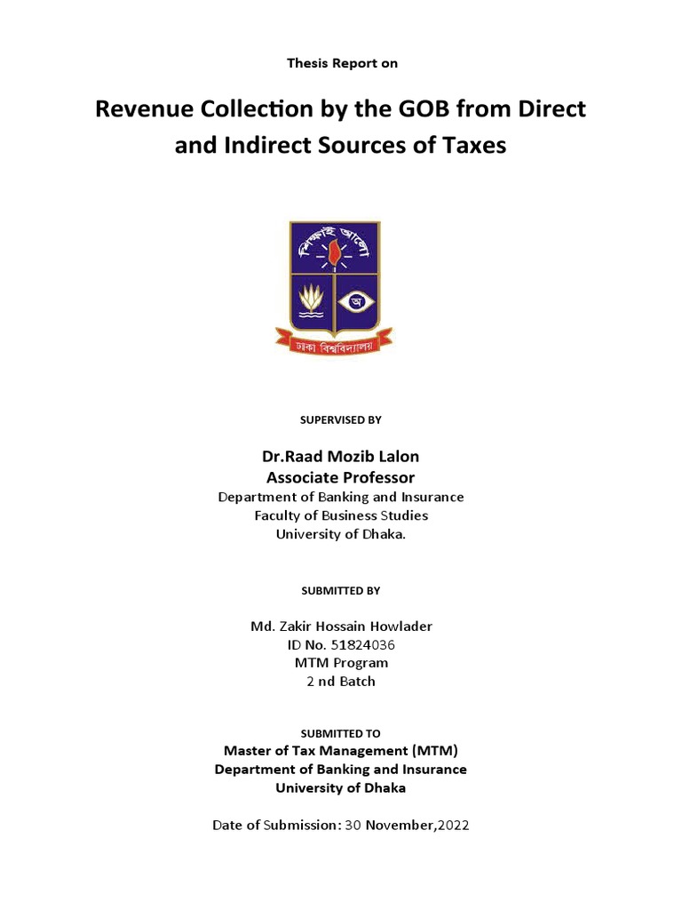 Thesis Writing Final | PDF | Value Added Tax | Taxes