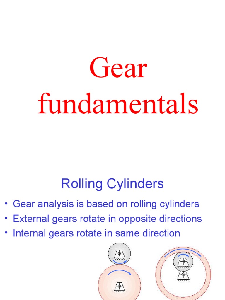 Gears Gist | PDF | Gear | Manual Transmission