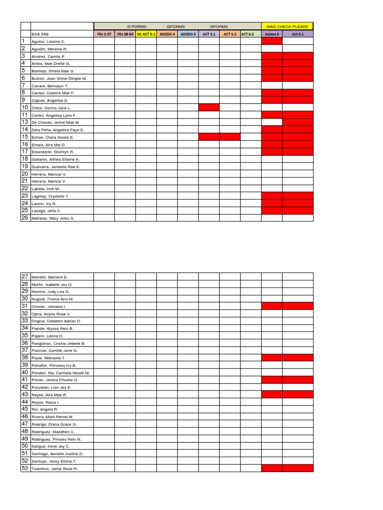 2sem 2022 2023 Class Record June 29 | PDF