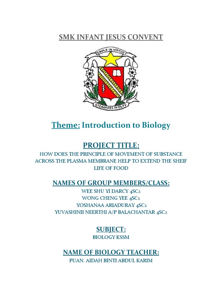 Bio PBL 1 | PDF | Osmosis | Food Preservation
