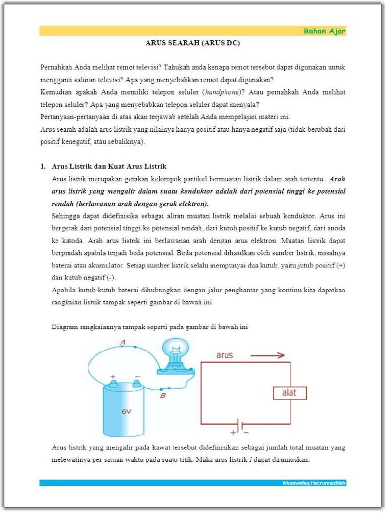Listrik DC | PDF