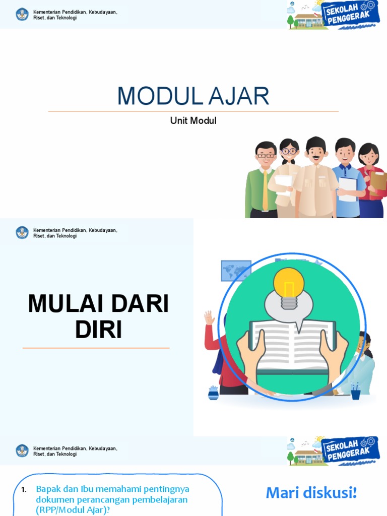 Powerpoint Materi Modul Ajar | PDF