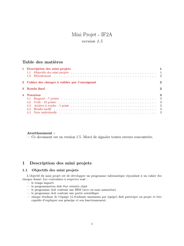 Presentation MiniProjet | PDF | Fichier texte | Pourcentage
