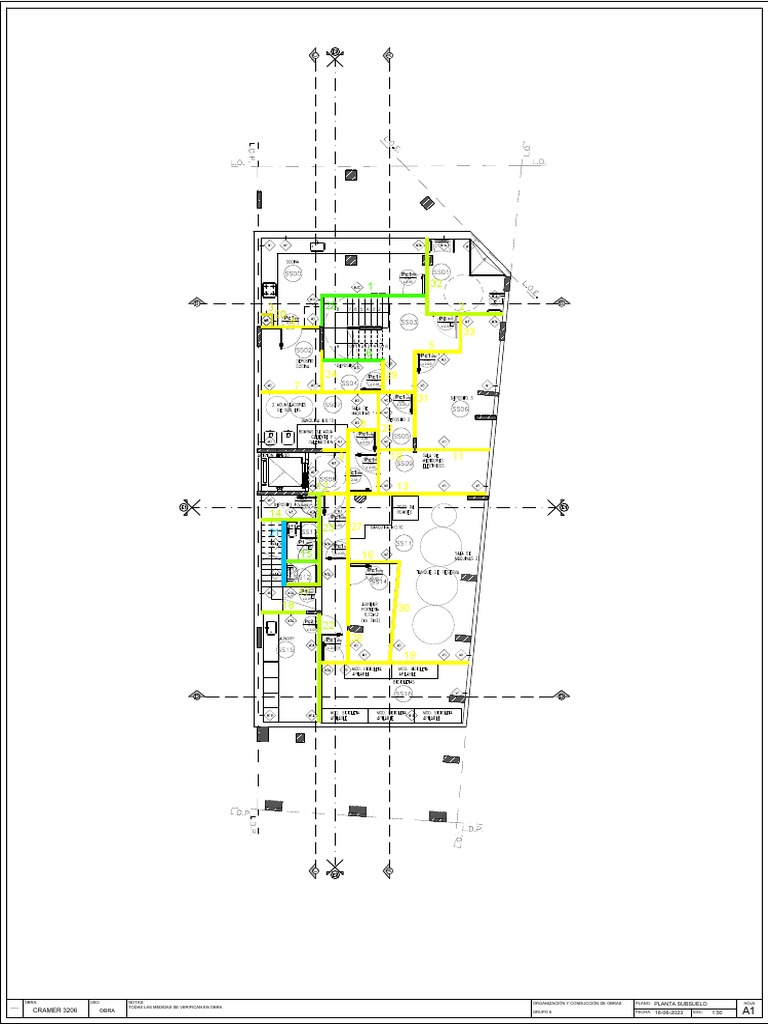 Plano de Planta Subsuelo 1:50 | PDF