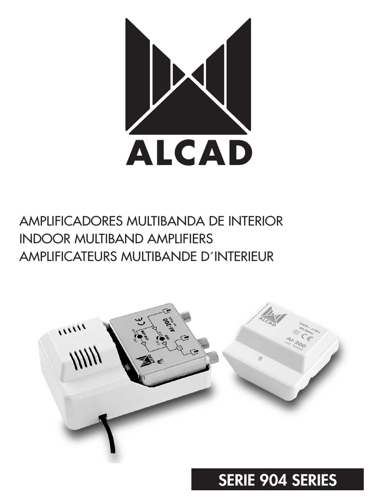 Alcad Amplificador Catalogo | PDF | Telecomunicaciones | Ingeniería ...