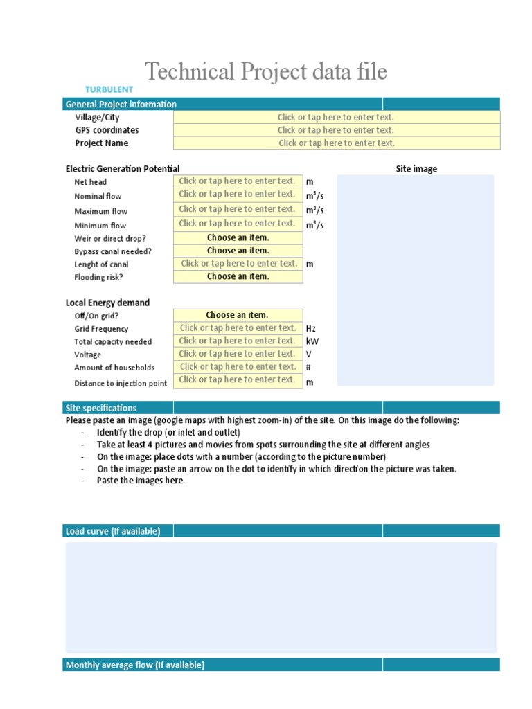 Technical Project Data Sheet | PDF | Electrical Grid | Electromagnetism