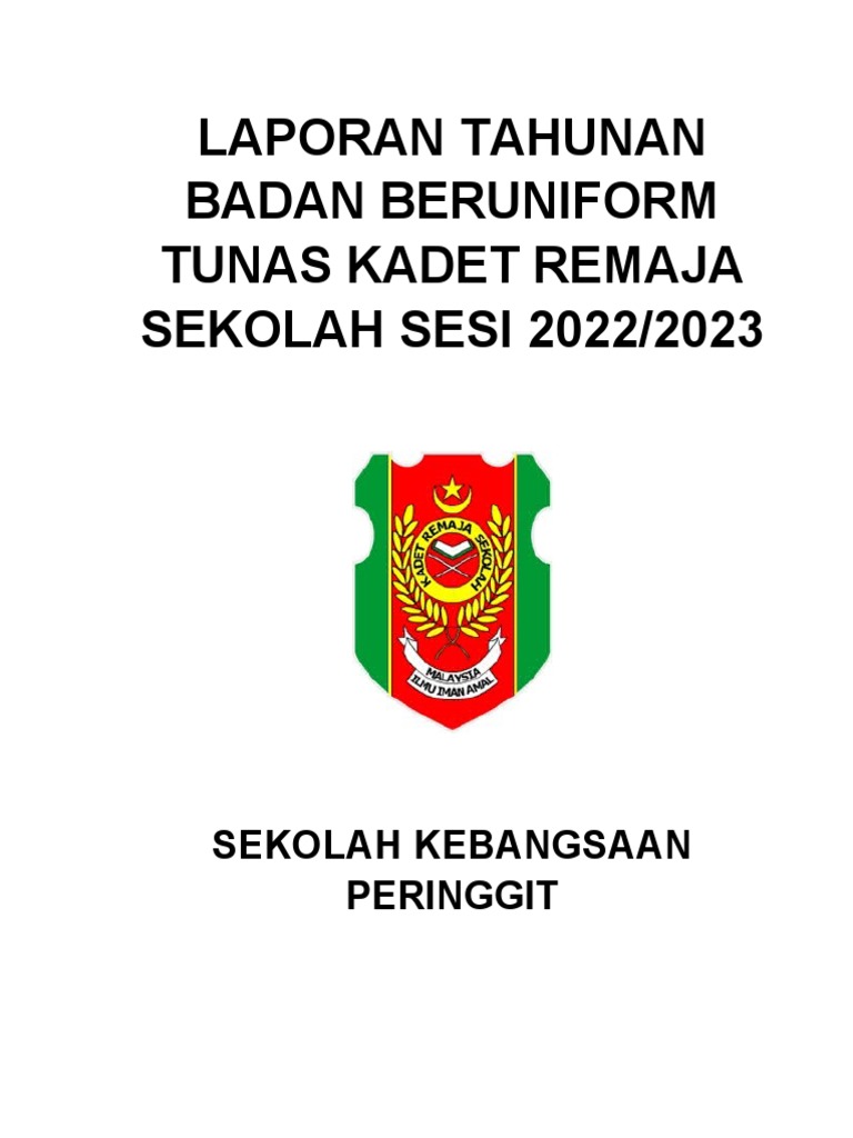 Laporan Tahunan Pandu Puteri Tunas | PDF