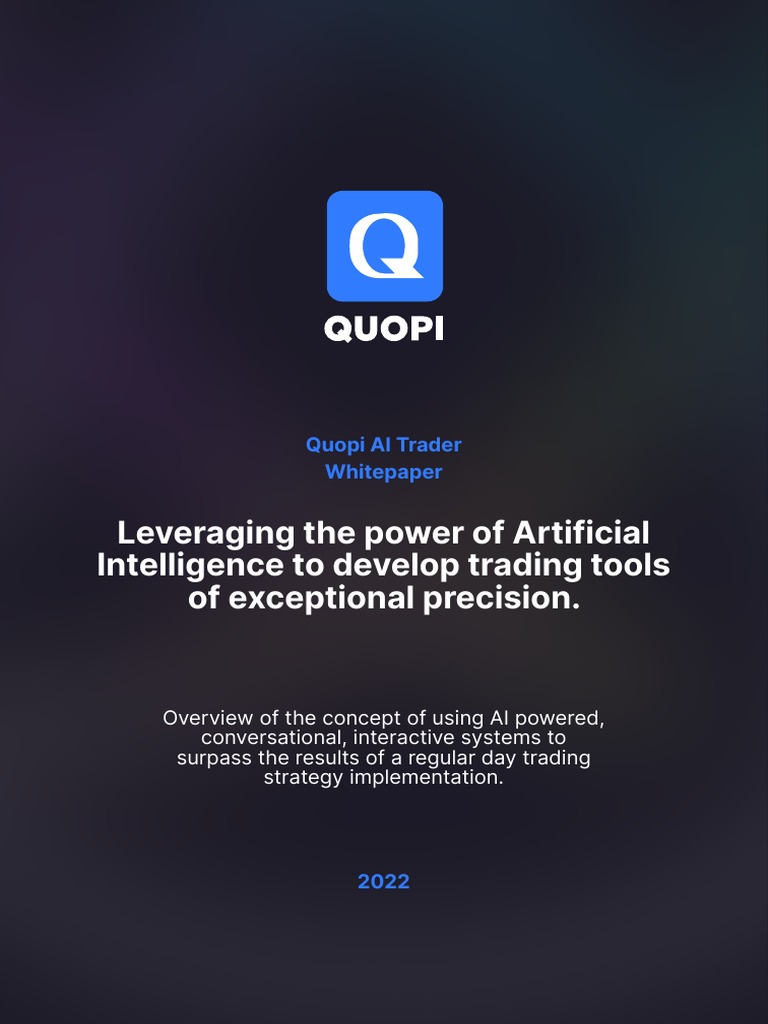 Whitepaper Quopi | PDF | Technical Analysis | Artificial Intelligence