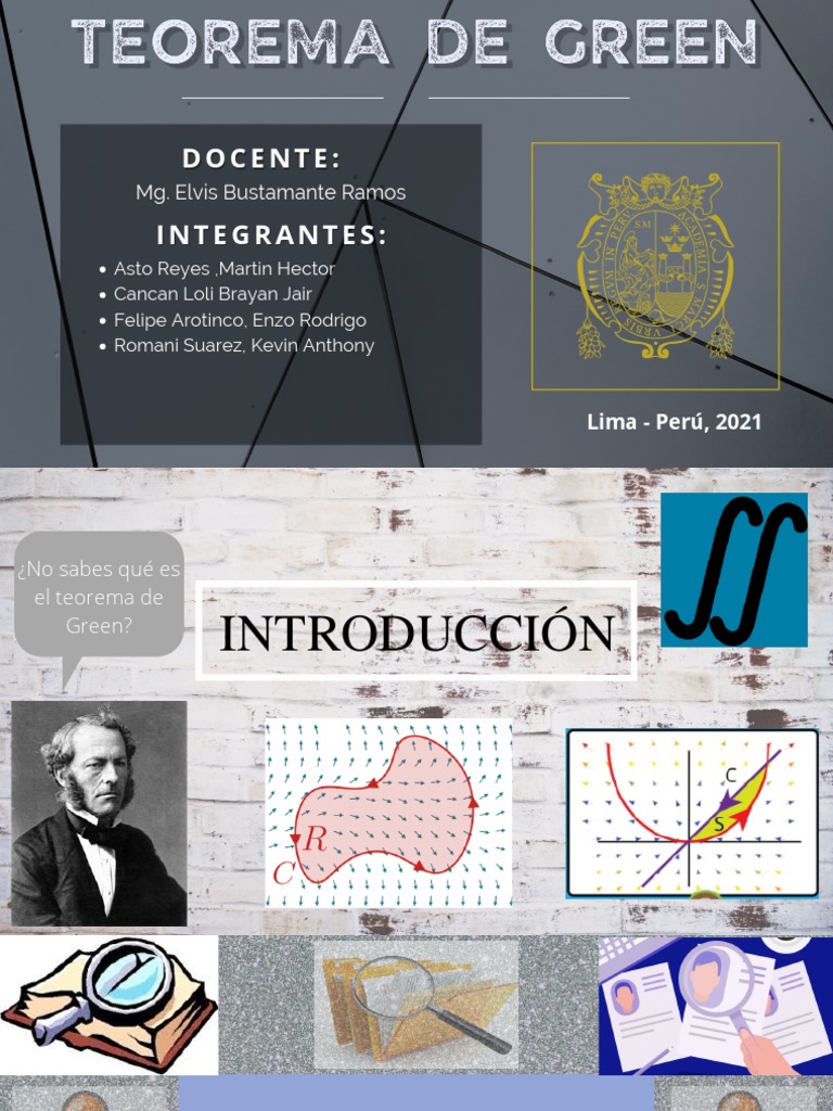 Aplicaciones del Teorema de Green en Lima | PDF | Integral | Curva
