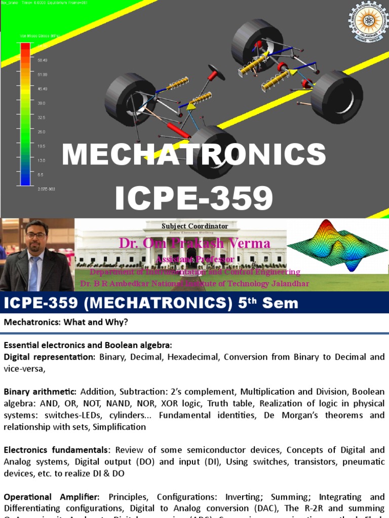 Mechatronics | PDF | Logic Gate | Analog To Digital Converter