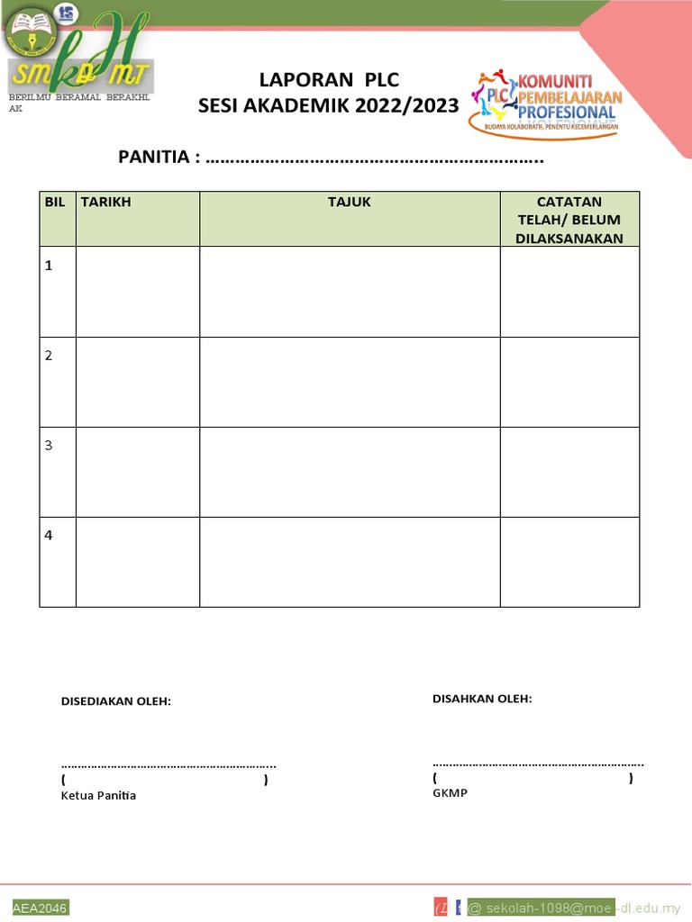 Laporan PLC 2022 | PDF