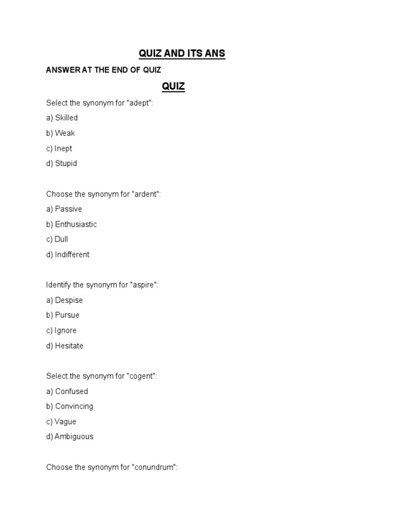 Quiz 3 | PDF | Virtue | Emotions