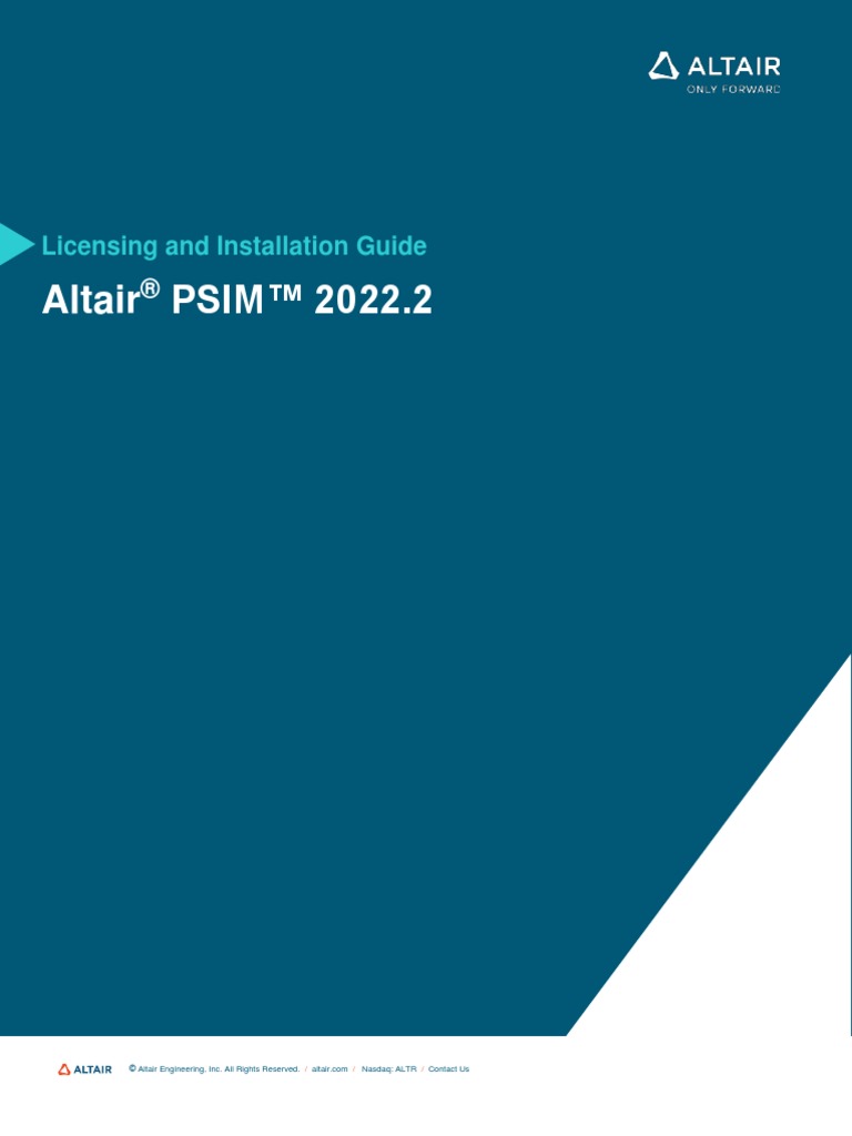 PSIM_2022.2_Licensing_and_Installation_Guide | PDF | Proxy Server ...