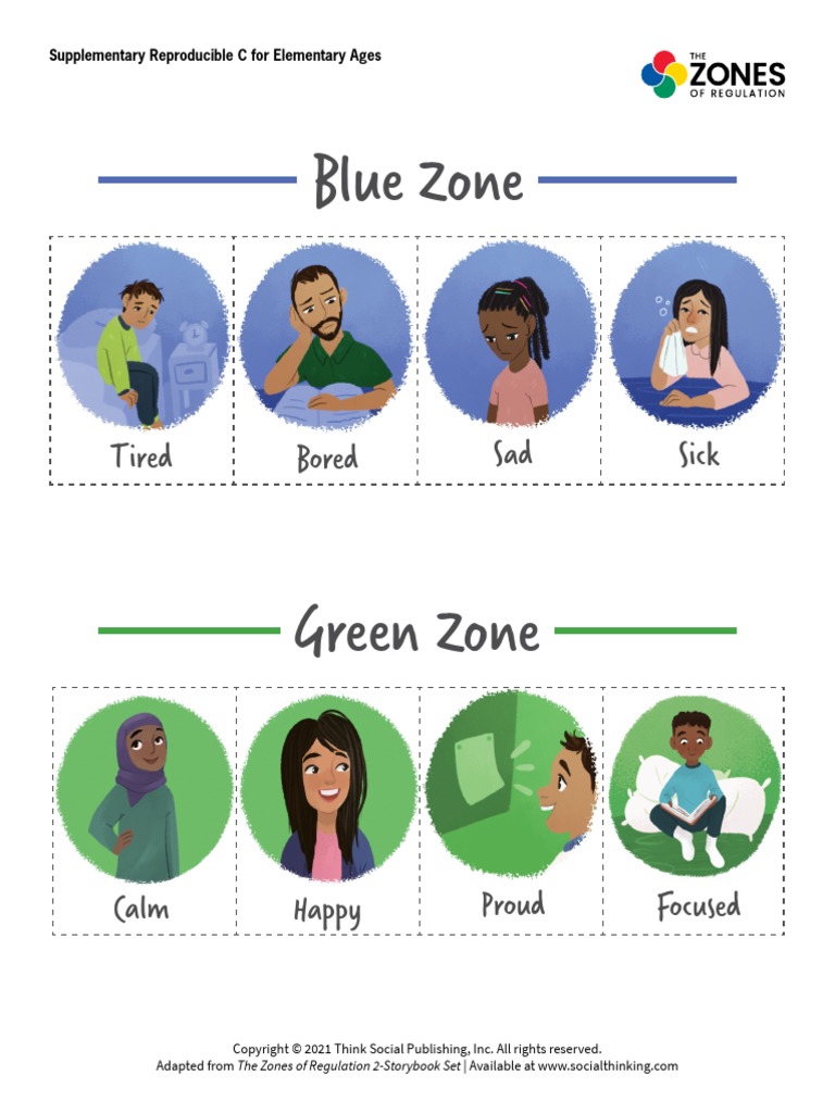 Zones Storybook Series Reproducible C Blue Green | PDF