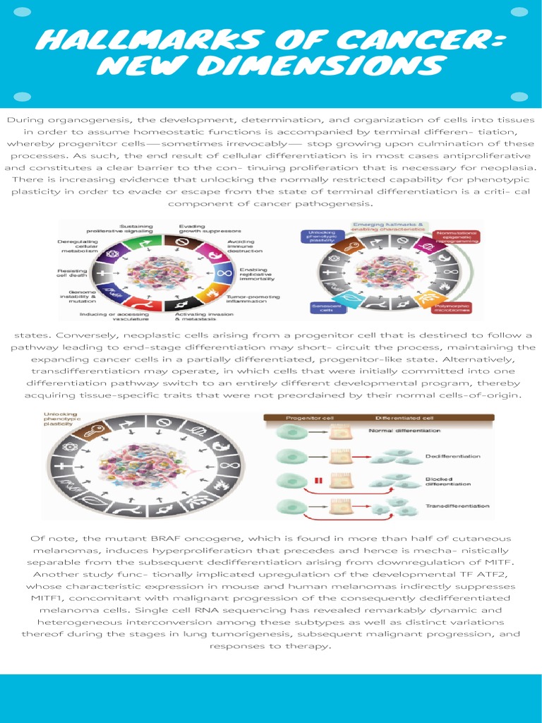 Hallmarks of Cancer New Dimensions | PDF | Cellular Differentiation ...