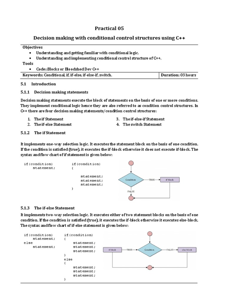 Practical 05 | PDF | Control Flow | Software Development Practical 05 | PDF | Control Flow | Software Development