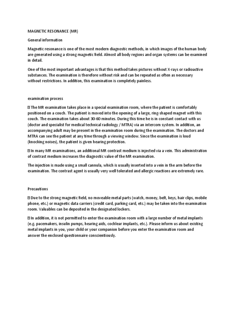 Rezonanta Magnetica | PDF