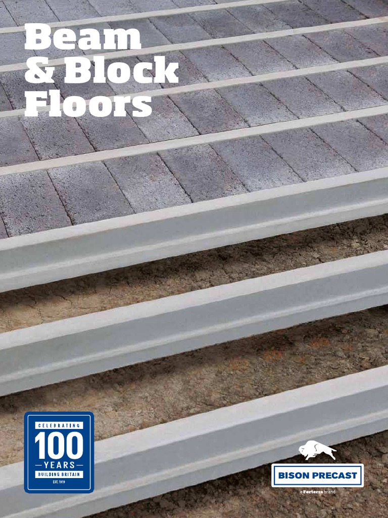 Bison Beam Block Brochure | PDF | Concrete | Beam (Structure)
