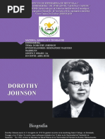 Dorothy Jhonson y Su Teoria | PDF | Comportamiento | Enfermería
