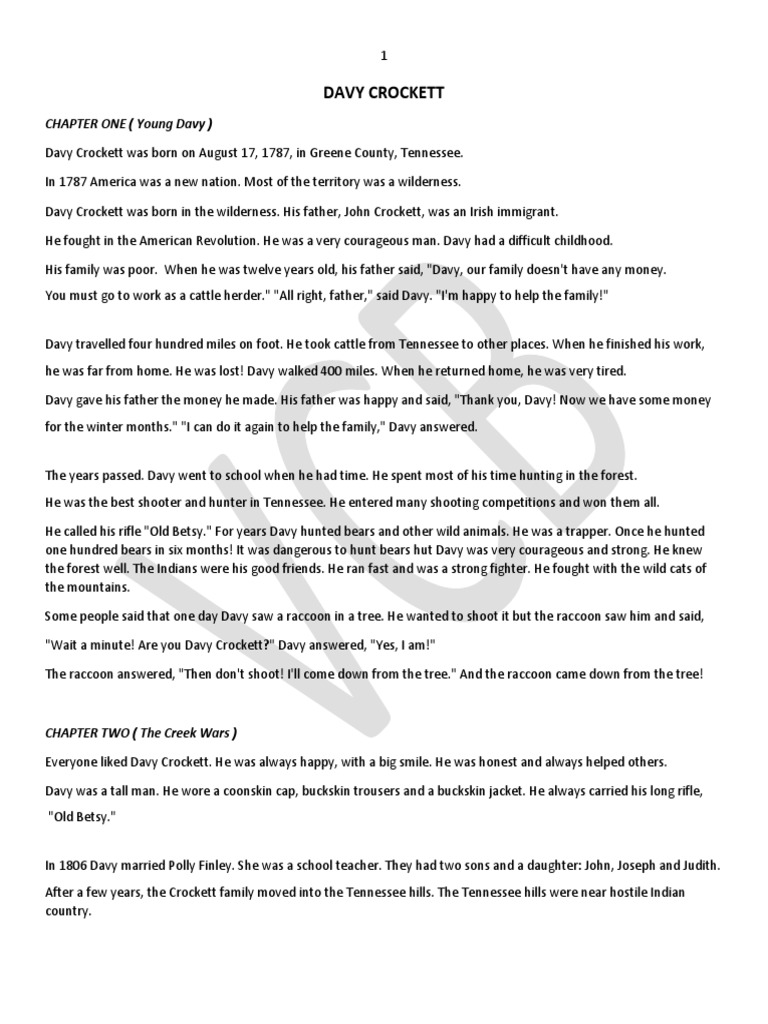 DAVY | PDF | Battle Of The Alamo