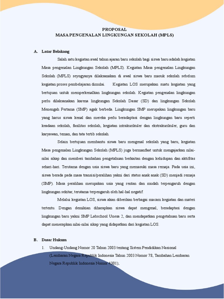 Proposal MPLS 2023 - Rev | PDF | Karier & Perkembangan | Ilmu Sosial