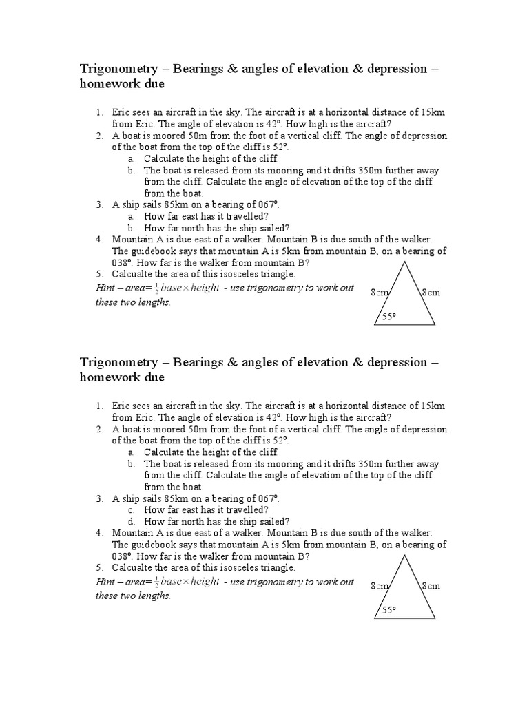 Trigonometry Pdf
