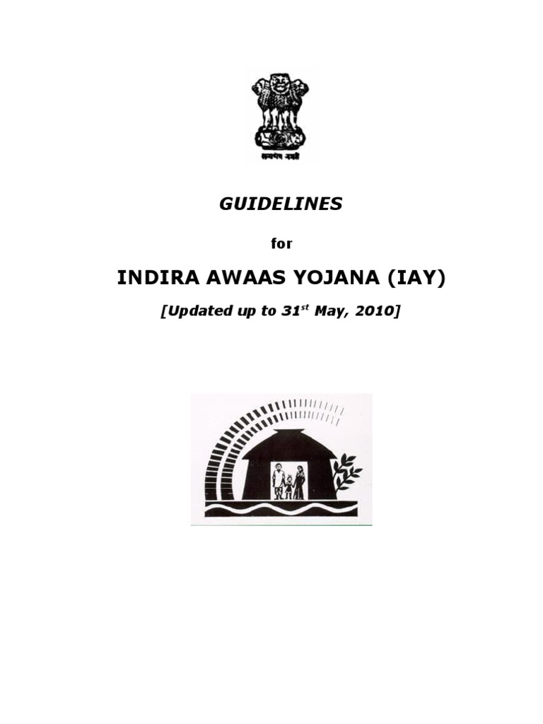 Indira Awaas Yojana (Iay) : Guidelines | PDF | Business | Economy (General)