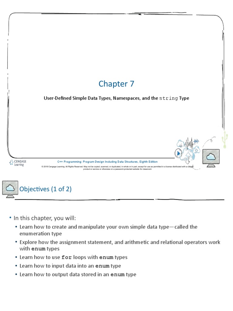 Chapter 7 Programming I | PDF | String (Computer Science) | C++ Chapter 7 Programming I | PDF | String (Computer Science) | C++