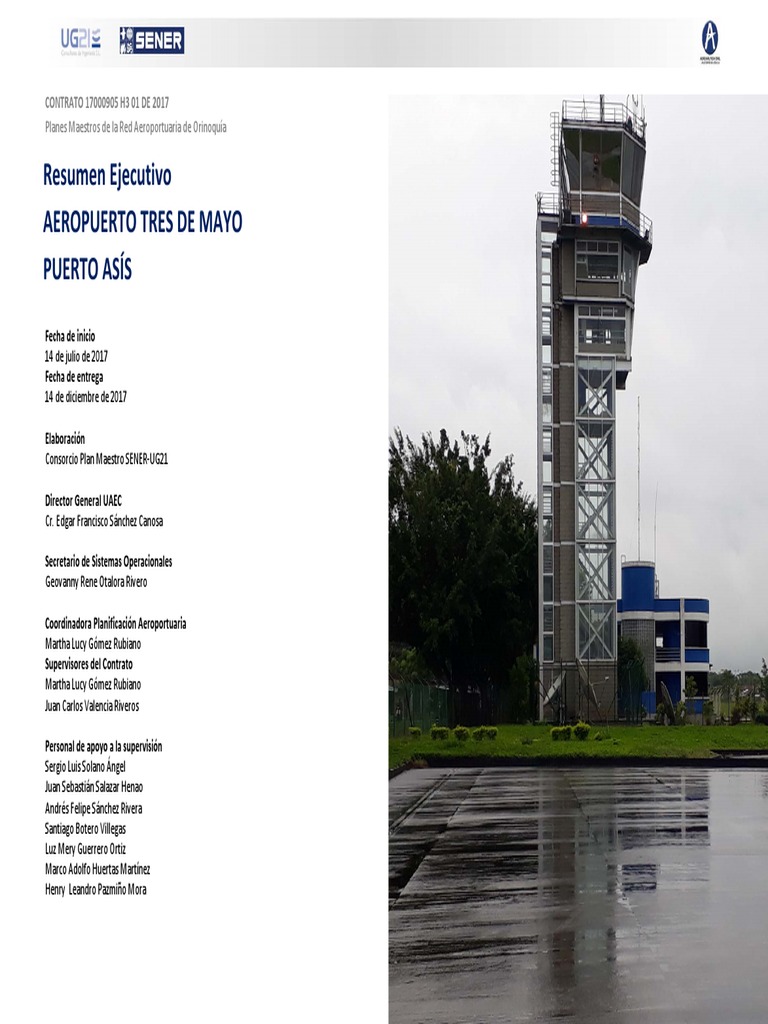Resumen Ejecutivo - Puerto Asis | PDF | Aeropuerto | Pista