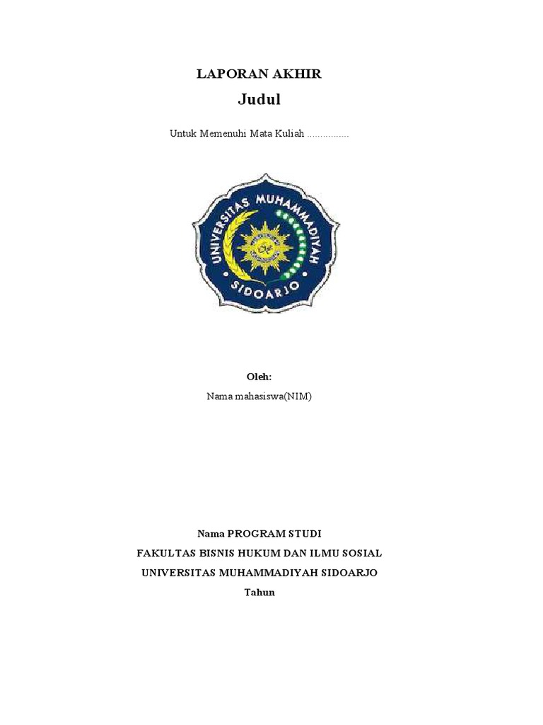 Contoh Laporan Akhir Entrepreneurship | PDF